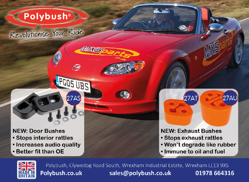 Our Guide To Polybush MX5 Suspension Bushes - MX5 Parts